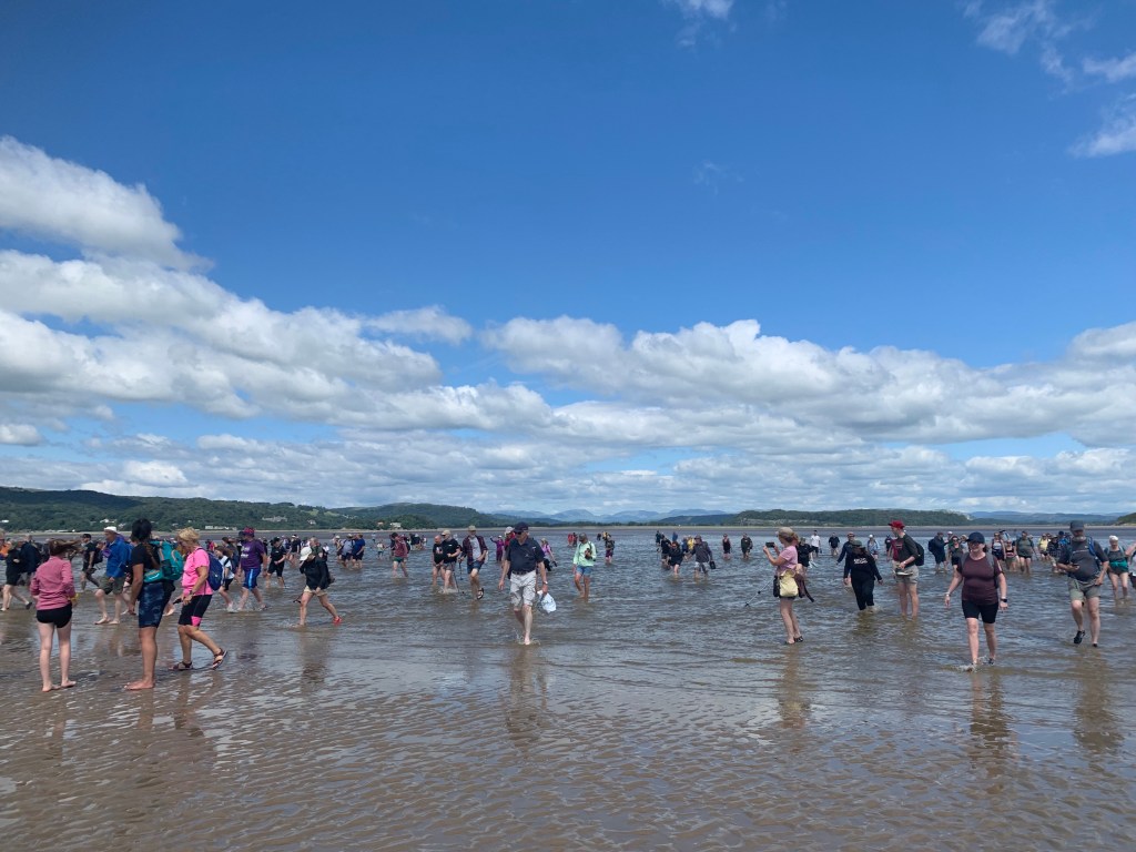 Crossing the Sands of Morecambe Bay | Guide-over-Sands Trust Walks ...
