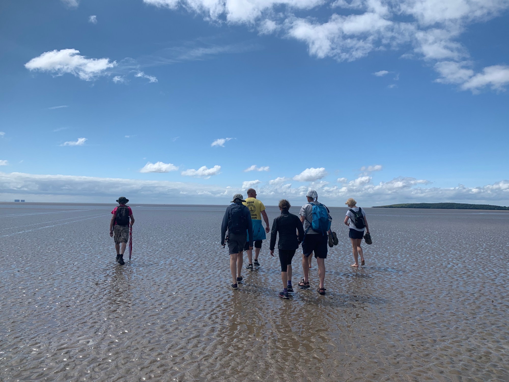 Crossing the Sands of Morecambe Bay | Guide-over-Sands Trust Walks ...